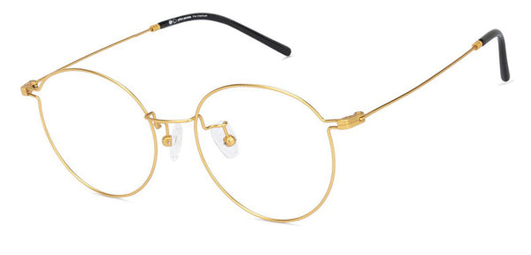John Jacobs Eyeglasses Pro Titanium JJ E10548 Unisex Full Rim Titanium